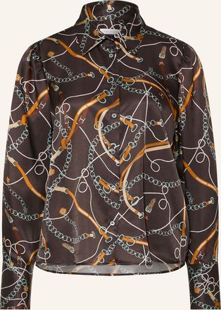 Robert Friedman Robert Friedman Hemdbluse Sandy Mit Seide braun