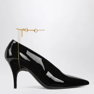 Gucci Schwarze Gucci 97 Mules mit Absatz