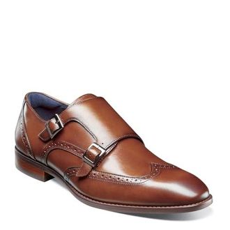 Stacy Adams Karson Sangle double moine, cognac, 42 EU