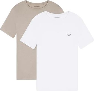 Emporio Armani Herren-T-Shirt-Packung x2 Adler