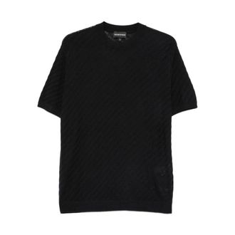 Emporio Armani Homme, Pulls, Noir, Taille: 2XL Polo &agrave; manches courtes