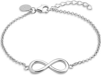 Xenox Infinity Armband - Damen Armband aus hochwertigem 925/- Sterlingsilber mit Infinity-Anh&auml;nger | XS2764