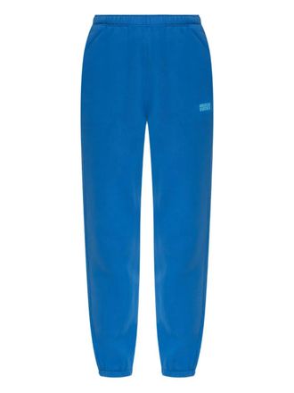 American Vintage pantalon de jogging Izubird à chevilles élastiquées - Bleu