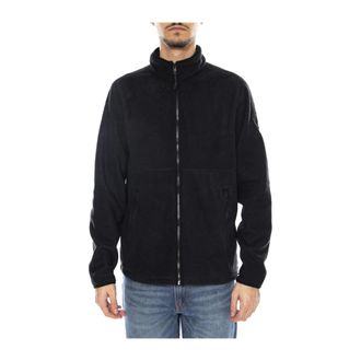 Timberland Homme, Sweatshirts et sweats &agrave; capuche, Noir, Taille: L Veste Polaire Enti&egrave;rement Zipp&eacute;e