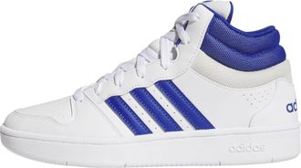 adidas Unisex Hoops MID Classic Shoes, FTWR White/Team royal Blue/Orbit Grey, 49 1/3 EU