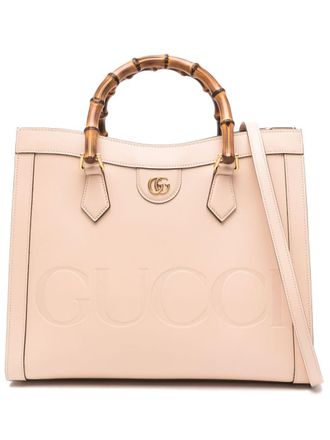 Gucci sac à main Diana médium en cuir - Rose