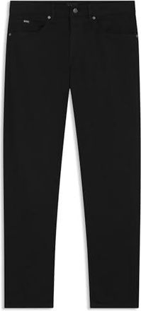 BOSS Hommes H-Re.Maine Jean Regular Maine en Denim Italien Noir Stretch