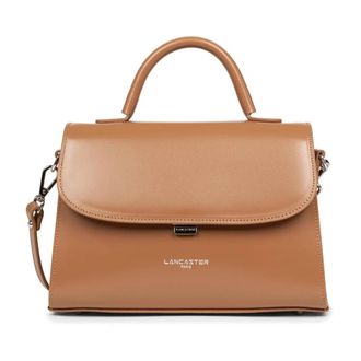 Lancaster Elegante Stadthandtasche mit Klappverschluss - - Bags - Damen - Braun - ONE SIZE