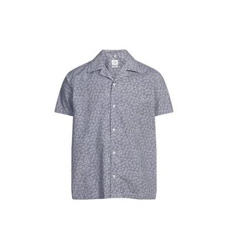Au Printemps Paris Chemise droite Hetina-D &agrave; motif en coton