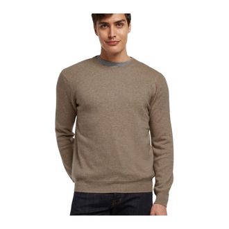 Brooks Brothers Kaschmir Rundhals Pullover - - Knitwear - Herren - Beige - M