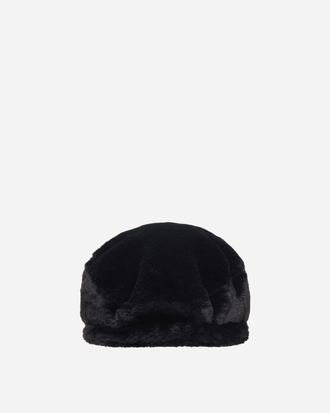 A Bathing Ape Fur Hunting Hat Black