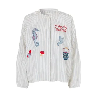 Lollys Laundry Femme, Blouses et Chemises, Blanc, Taille: 40 FR Blouse