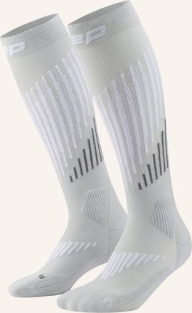 CEP Cep Laufsocken Knee High Touring Skiing Mit Kompression grau