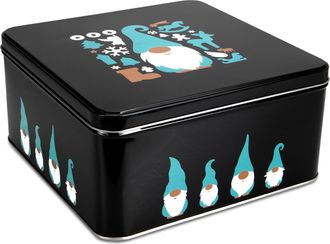 Städter 710191 Wichtel Gebäckdose, Weißblech, 21cm, Weiß