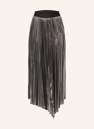 AllSaints Allsaints Plisseerock Jax silber