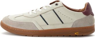 Camel Active Herren Sneaker aus Nappaleder Weiß-Blau, menswear-43