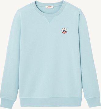 Jott Sweat en coton biologique Iceberg bleu Elvas - Taille XS