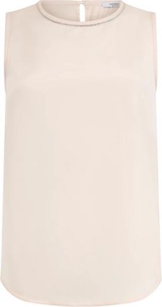PESERICO Femme, Tops, Beige, Taille: 36 FR Stretch Silk Satin Top
