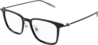 Montblanc Montblanc, Homme, Accessoires, Noir, Taille: 52 MM Snowcap Optical Frame