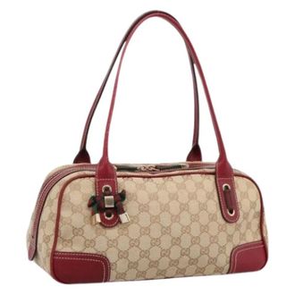 Gucci Pre-owned Vintage GG Canvas Shoulder Bag - Femme - Pre-owned - Beige - Taille: ONE Size