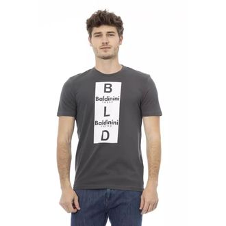 Baldinini Homme, Tops, Gris, Taille: XS Trend Short Sleeve T-Shirt