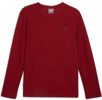 Puma Herren Shirt ESS ELEVATED Waffle Longsleeve Tee