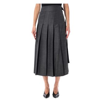 R&oacute;he Faltenrock - - Skirts - Damen - Grau - XS