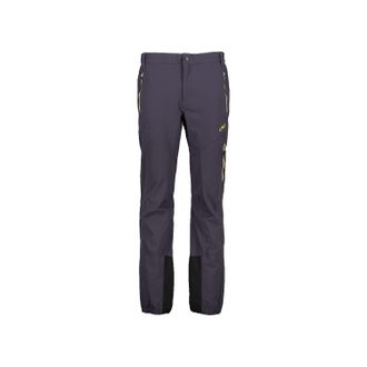 F.lli Campagnolo M Pant I Grau - Elastische leichte Herren Trekkinghose, Gr&ouml;&szlig;e 56 - Farbe Antracite Lime
