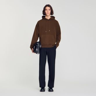 Sandro Oversize-Kapuzensweatshirt