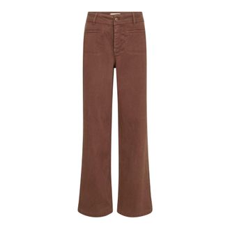 Mos Mosh Wide Hosen - - Trousers - Damen - Braun - W32