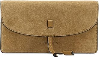 Liebeskind Liebeskind Berlin Femme Fab Suede Slam Wallet, Sepia, Large (HxBxT 7.5cm x18.5cm x2.5cm)