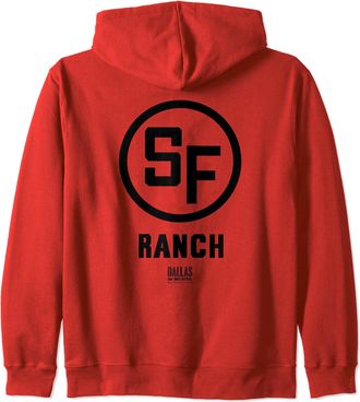 Dallas Paris TV Series Southfork Ranch Gray Kapuzenjacke