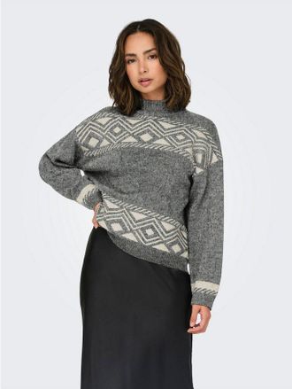 Only Stehkragenpullover ONLVICTORIA L/S PULLOVER KNT NOOS