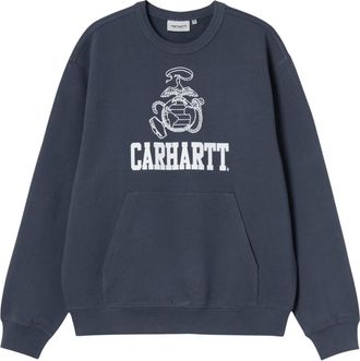 Carhartt Work in Progress Femme, Sweatshirts et sweats &agrave; capuche, Bleu, Taille: 40 FR Pond Corps SweaT-shirt