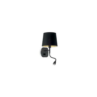 Ideal Lux Ideal Lux Nordik - Applique murale &agrave; 2 lumi&egrave;res LED noir