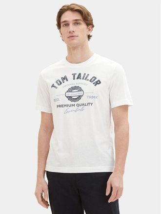Tom Tailor T-Shirt 1037735 Wei&szlig; Regular Fit