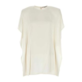 Stella McCartney Wei&szlig;es Mini-Kleid aus Satin - - Dresses - Damen - Wei&szlig; - S