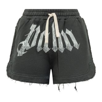 Palm Angels Damen, Shorts, Schwarzk, SGr&ouml;&szlig;e