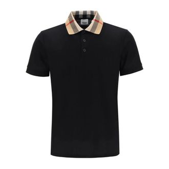 Burberry Cody Poloshirt - - Tops - Herren - Schwarzk - S