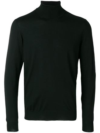 Drumohr pull léger à col roulé - Noir