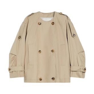 Max Mara Kurzer Trenchcoat - - Jackets - Damen - Beige - XS