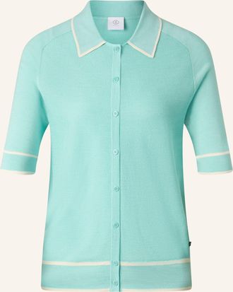 Bogner Seiden-Strickjacke Peaches blau
