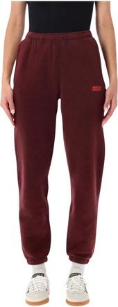 American Vintage Femme, Pantalons, Rouge, Taille: 38 FR Izubird Jogging