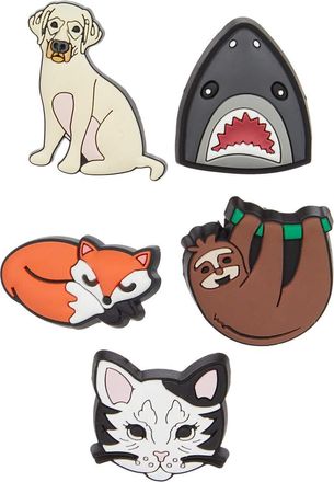 Crocs Jibbitz-Schuhanstecker 5er-Set | Individualisieren Sie Ihre Crocs mit Jibbitz Animal Lover One-Size