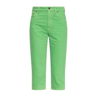 Versace Femme, Jeans, Vert, Taille: W26 Jean Capri