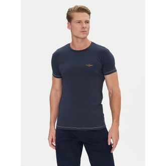 Aeronautica Aeronautica Militare T-Shirt AM1UTI003 Dunkelblau Regular Fit