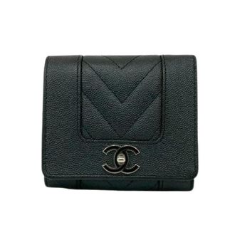Chanel Portefeuille Vintage Pre-owned - Femme - Pre-owned - Noir - Taille: ONE Size