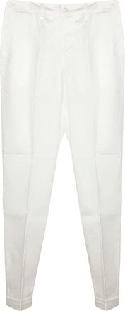 Fay Femme, Pantalons, Blanc, Taille: W31 Chinos coupe cigarette slim