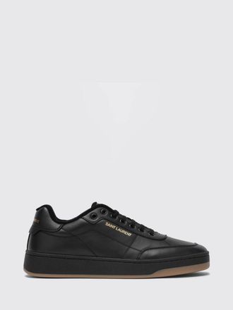Saint Laurent Baskets basses SL/61 en cuir de veau lisse avec logo lettrage