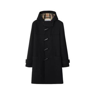 Burberry Homme, Manteaux, Noir, Taille: M H25 Coat